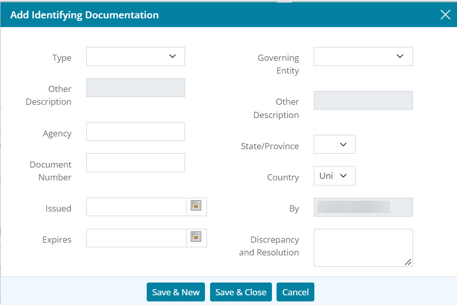 Identifying Documenation
